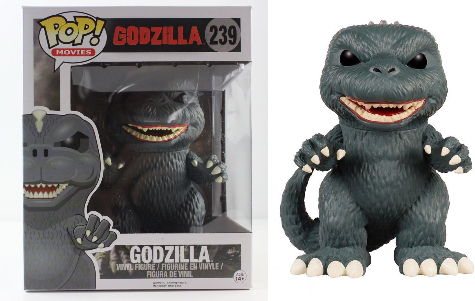 Amazon.com: POP Godzilla vs Kong - Godzilla Blacklight Limited Edition ...