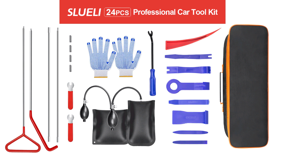 Watch How to Use SLUELI Car Door Unlock Tool Kit 24PCS ? on Amazon Live