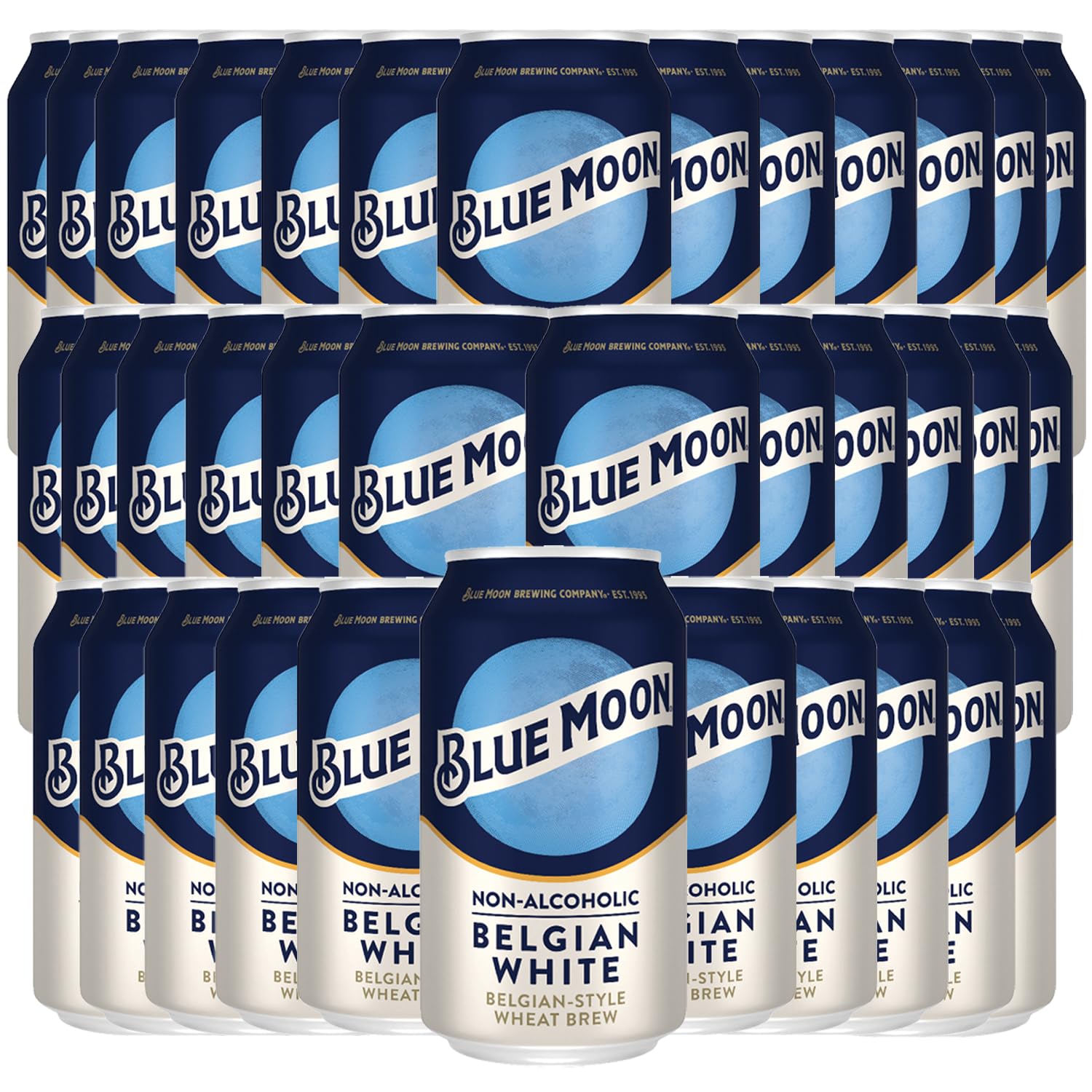 Amazon.com : Blue Moon Non-Alcoholic 36 Pack Belgian Style Wheat Beer ...