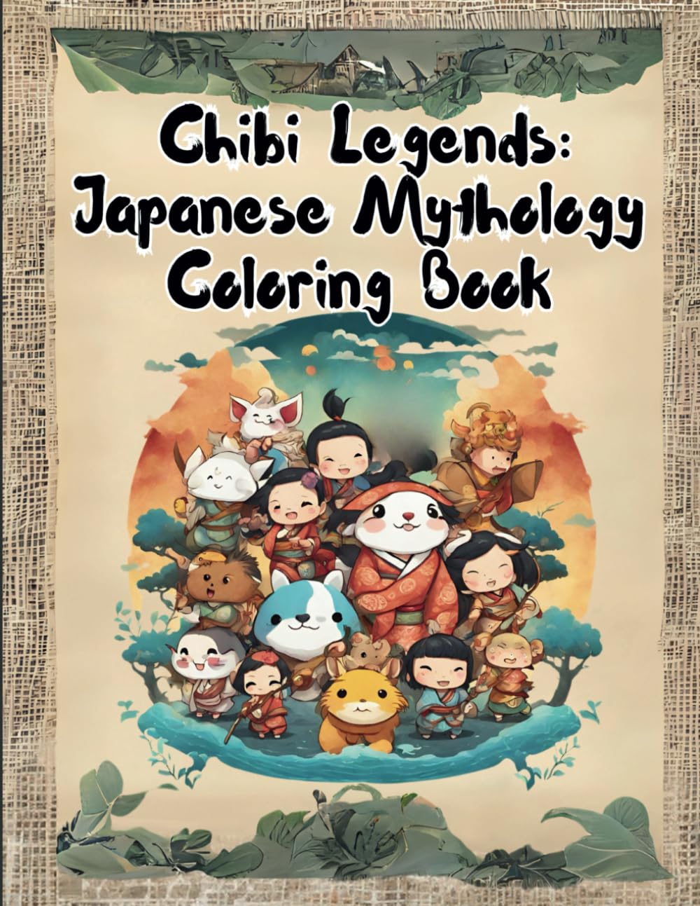 Buy Chibi Legends: Japanese Mythology Coloring Book: Cute Characters to ...