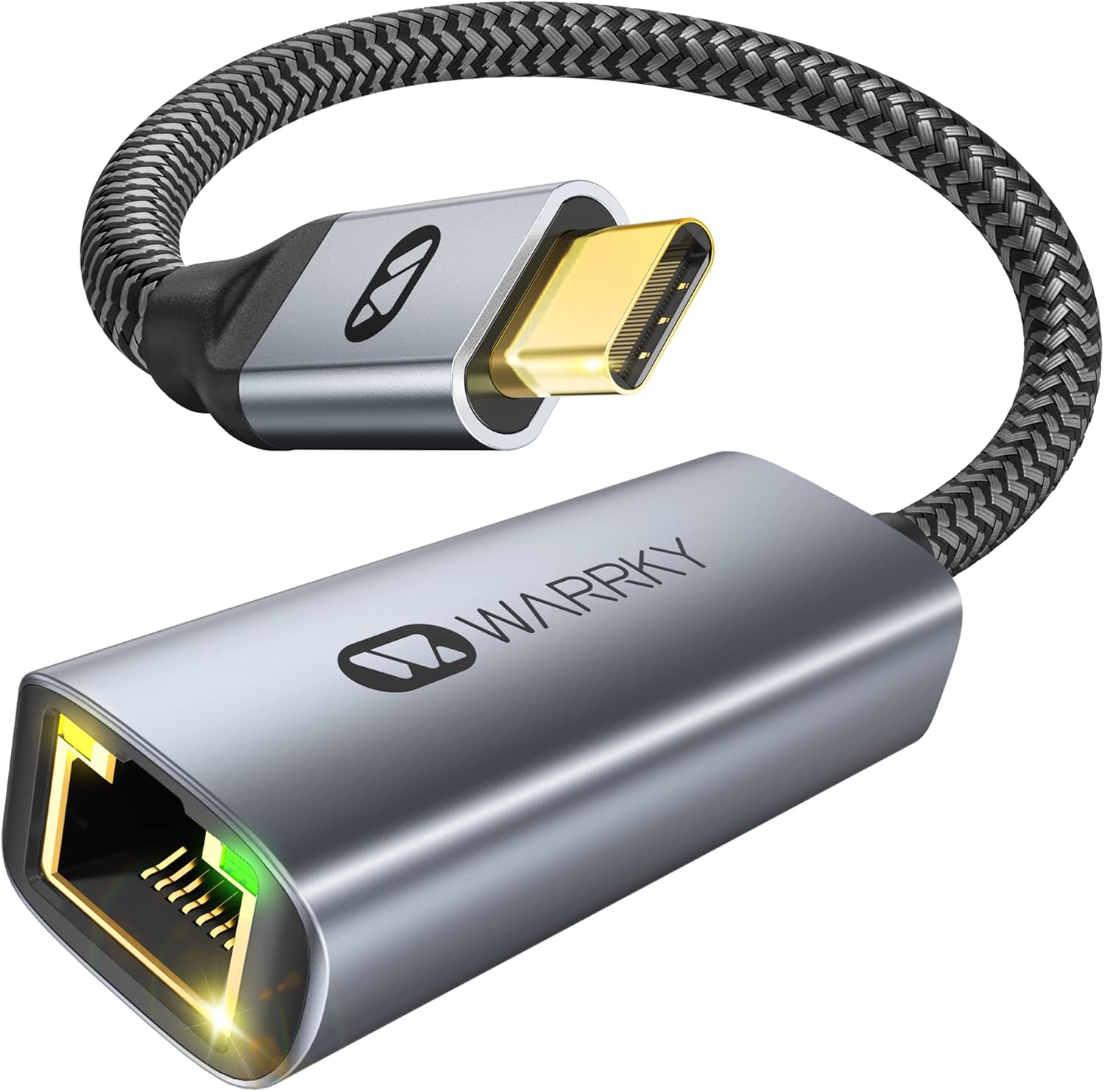 WARRKY Adattatore USB C Ethernet, Adattatore USB C a Etherner 1Gbps ...