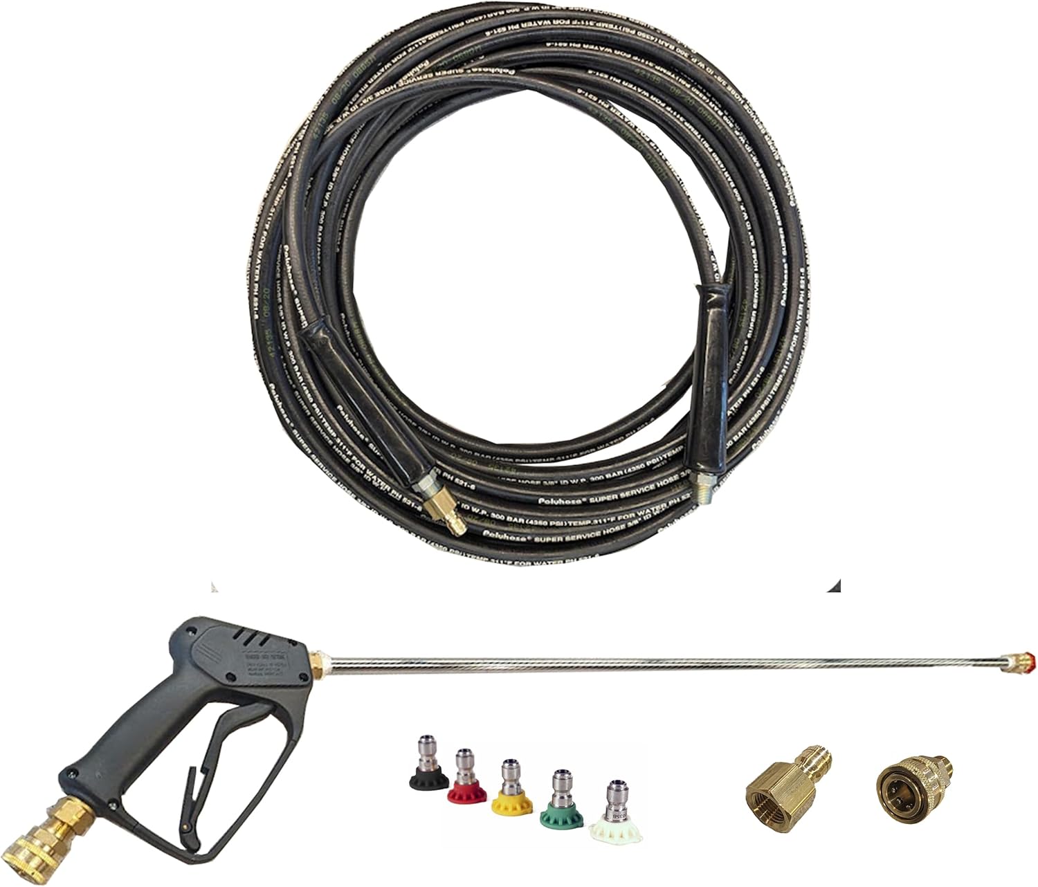 Amazon.com: Hydraulax 3000 PSI Pressure Washer Starter Kit with 3/8 ...