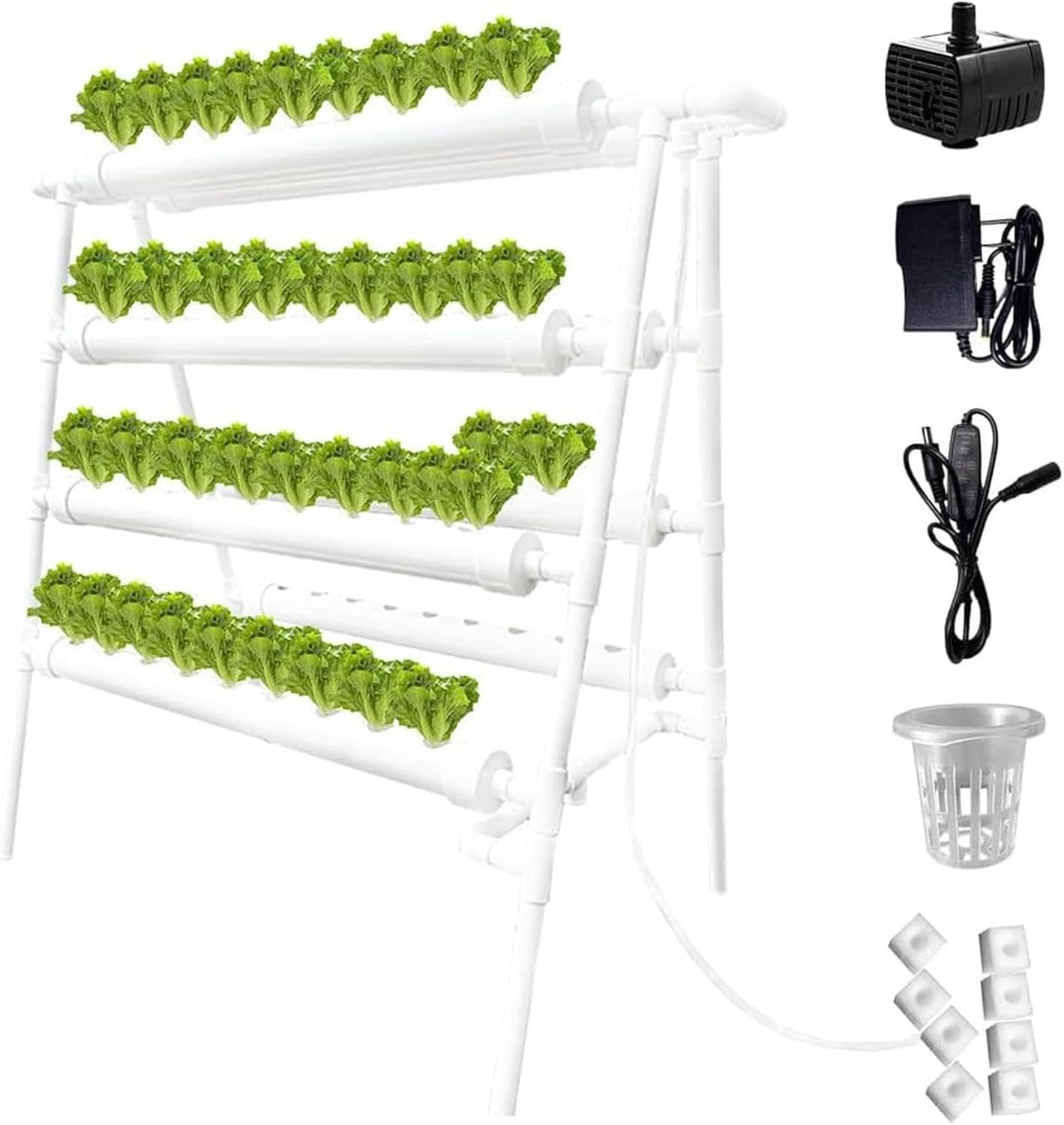 Amazon.com: Hydroponics Growing System, 72 Sites 8 Pipes Hydroponic ...