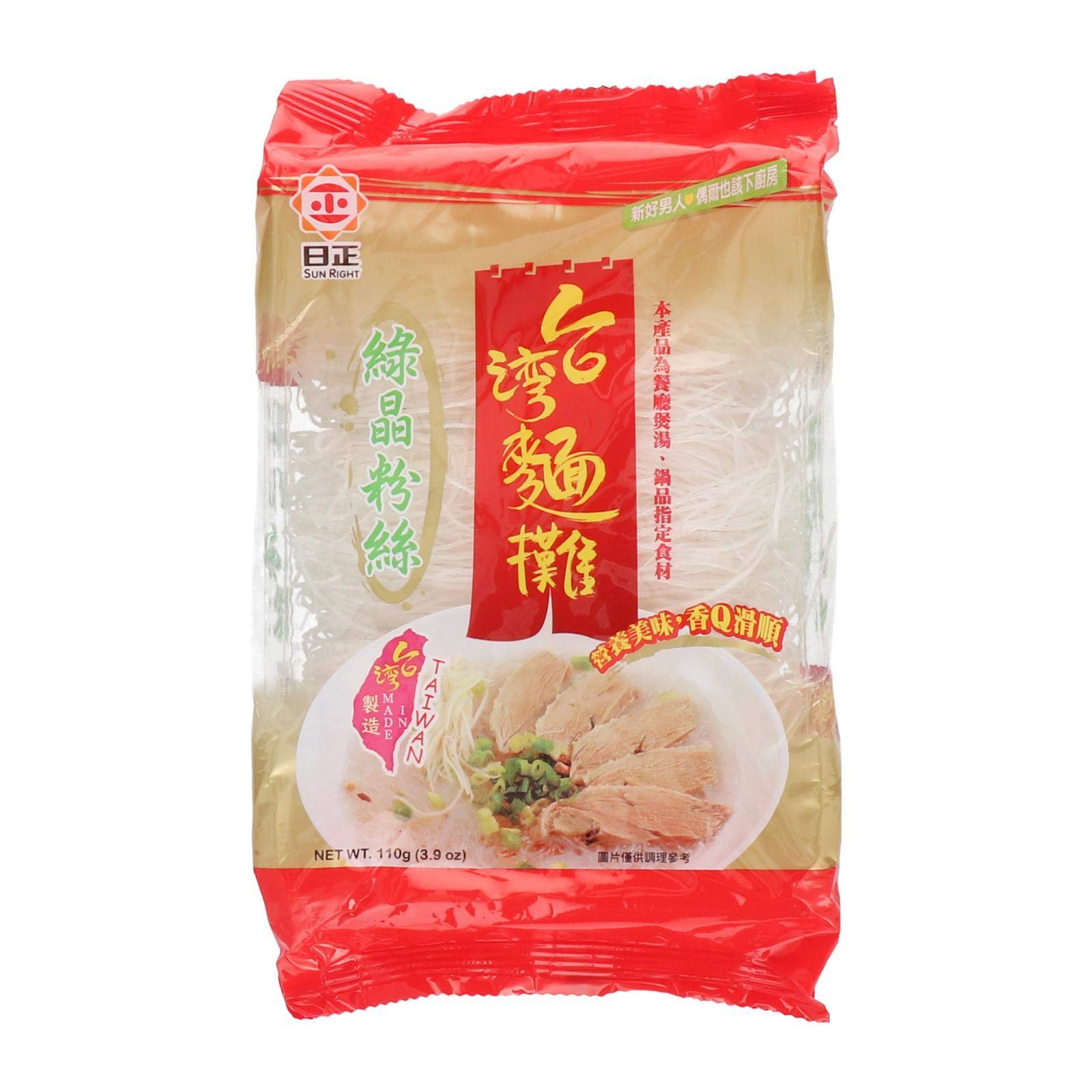 Sunright Taiwan Crystal Bean Vermicelli Tang Hoon Noodle 110g Food ...