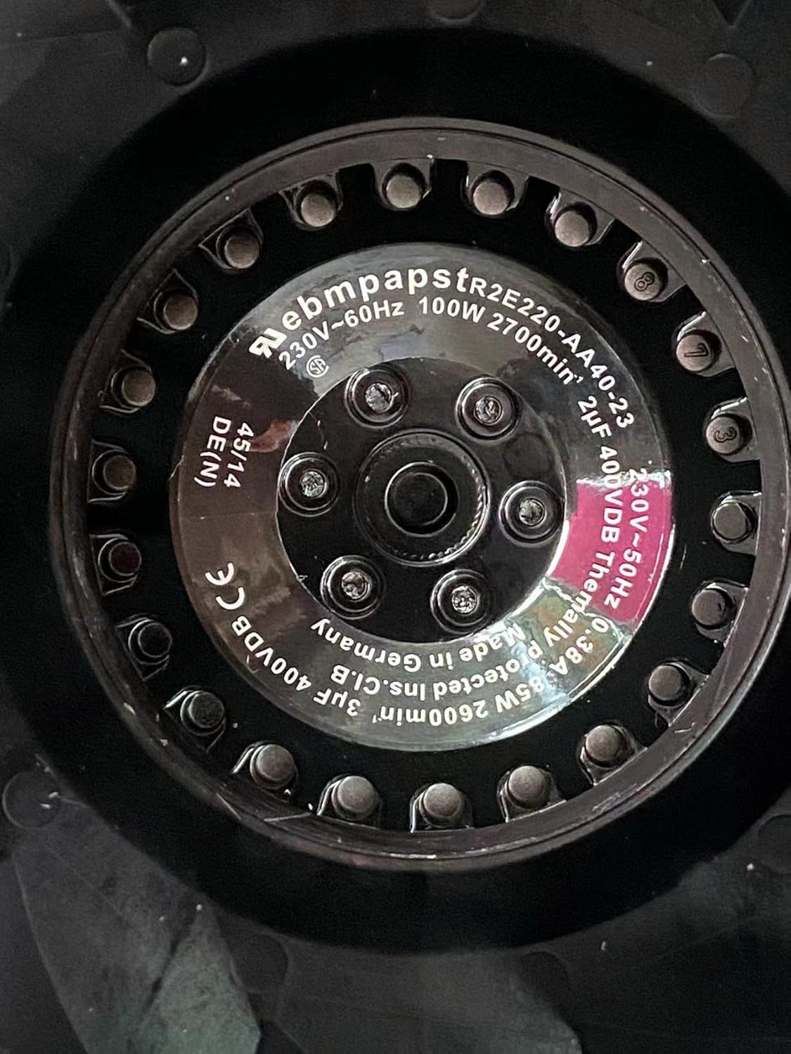 Amazon.com: R2E220-AA40-23 230V 100W Cooling Fan : Electronics