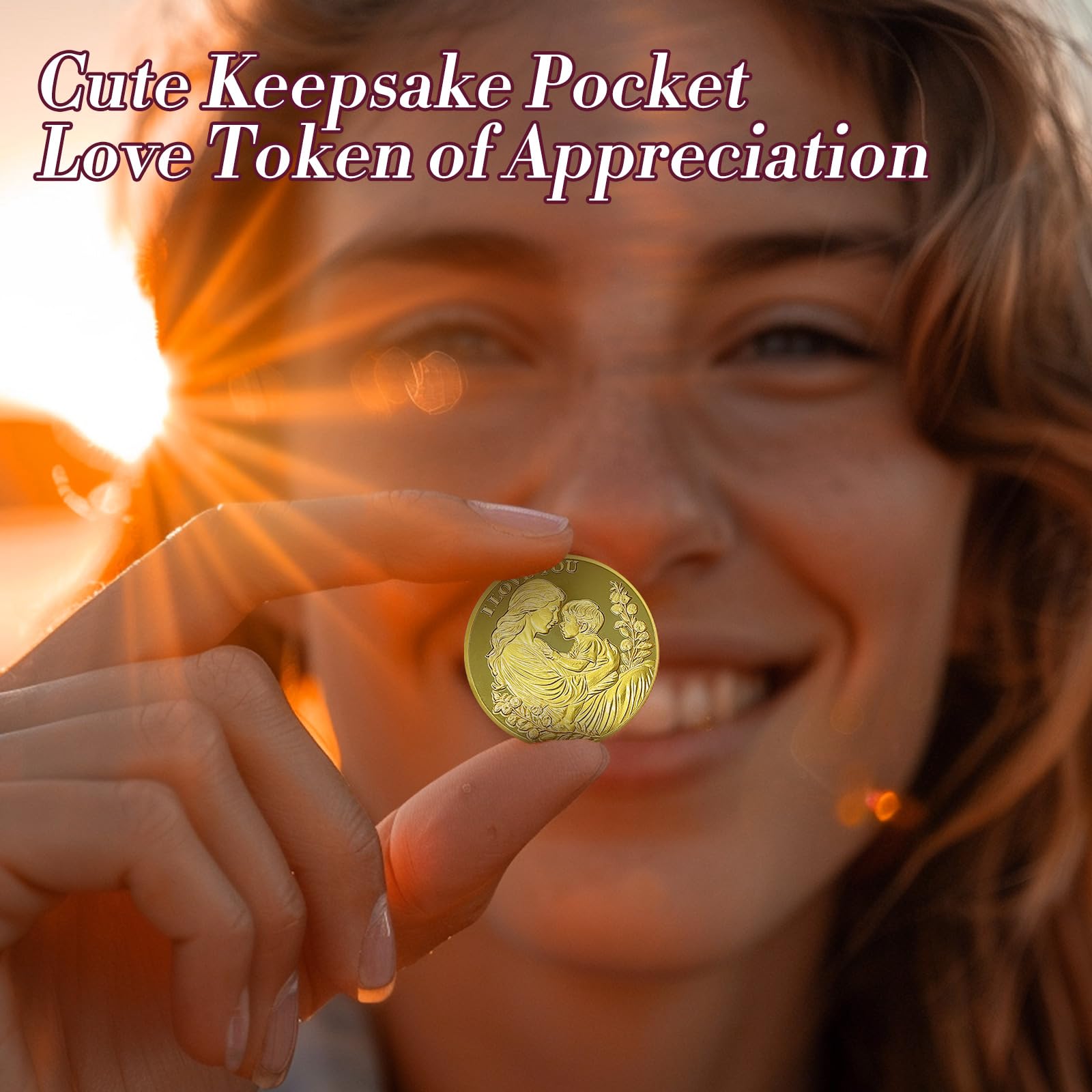 Snapklik.com : Romantic Love Expression Mothers Coin - Carnation I Love ...