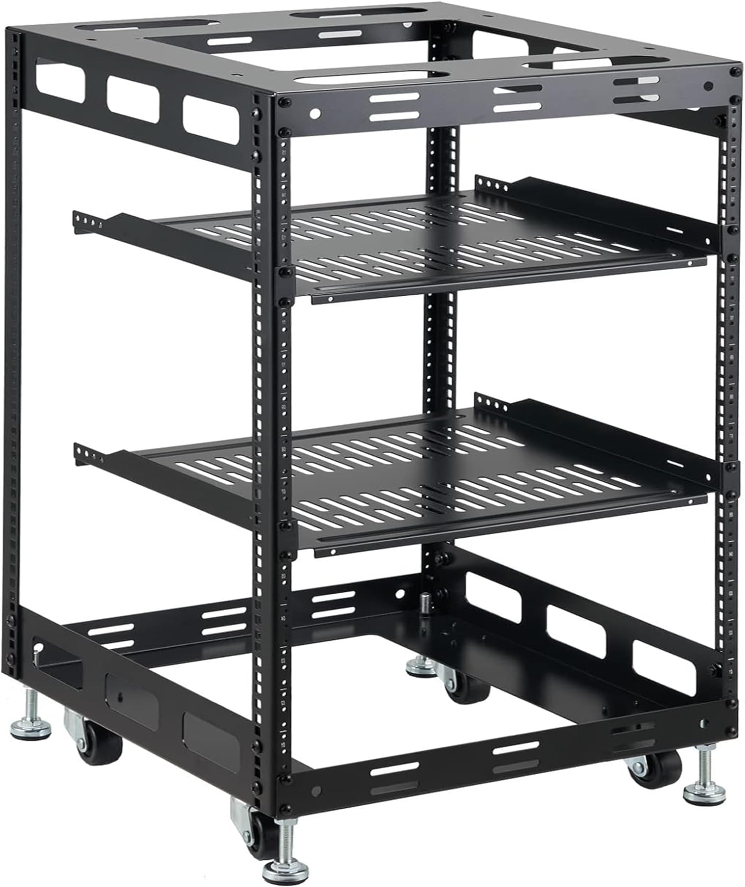Amazon.com: 10U Open Frame Rack for Servers & AV Gear - Wall Mountable ...