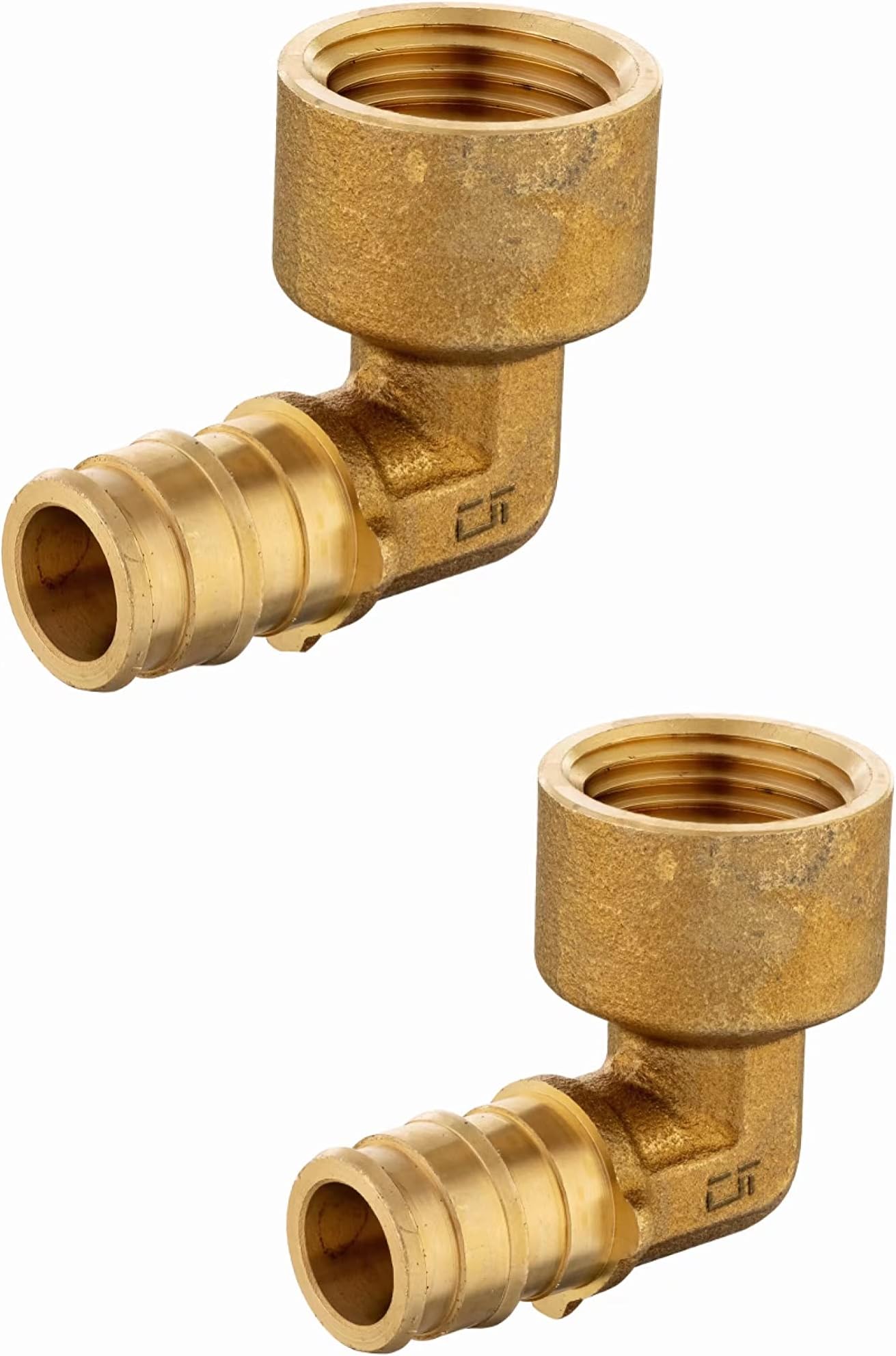 2 Pieces XFITTING 1/2" Pex x 1/2" Male NPT Threaded Elbow, 90 Degree ...