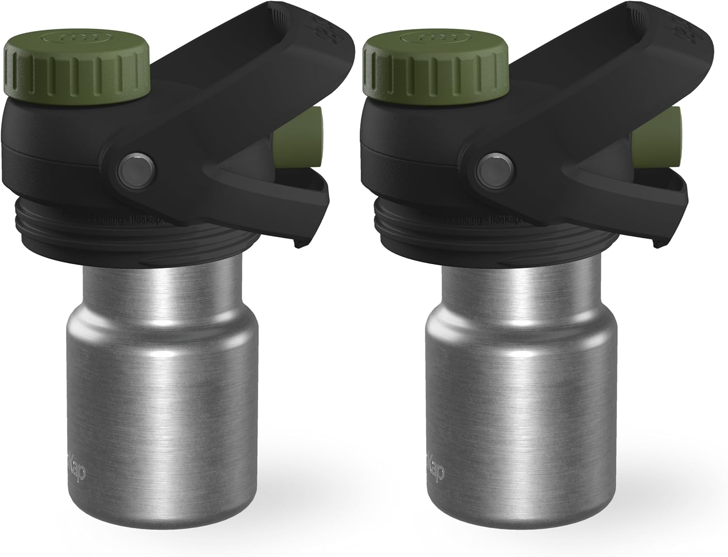 Amazon.com: Flaskap 2 Pack FreePour 6oz Drinking System: Tumbler ...