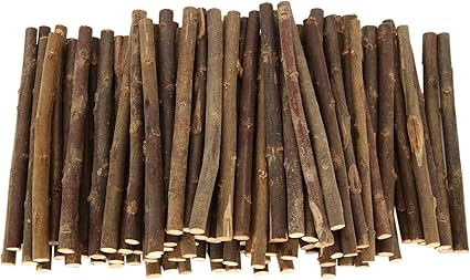 Amazon.com: Oungy 100PCS 6 Inch Long Wood Sticks for Crafts 0.3-0.5 ...
