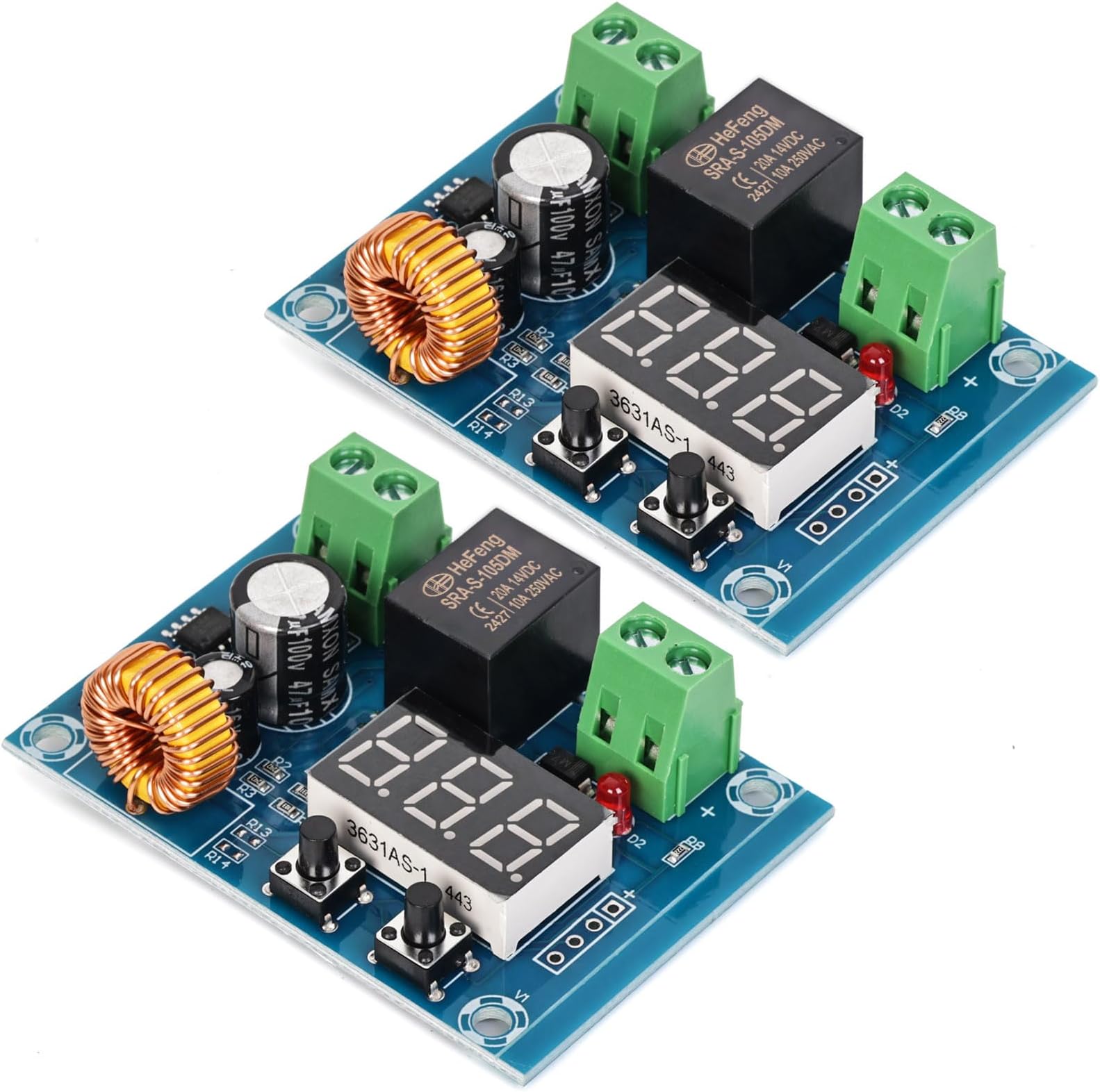 Amazon.com: SELOKY 12V-36V DC Voltage Protection Module Digital Low ...