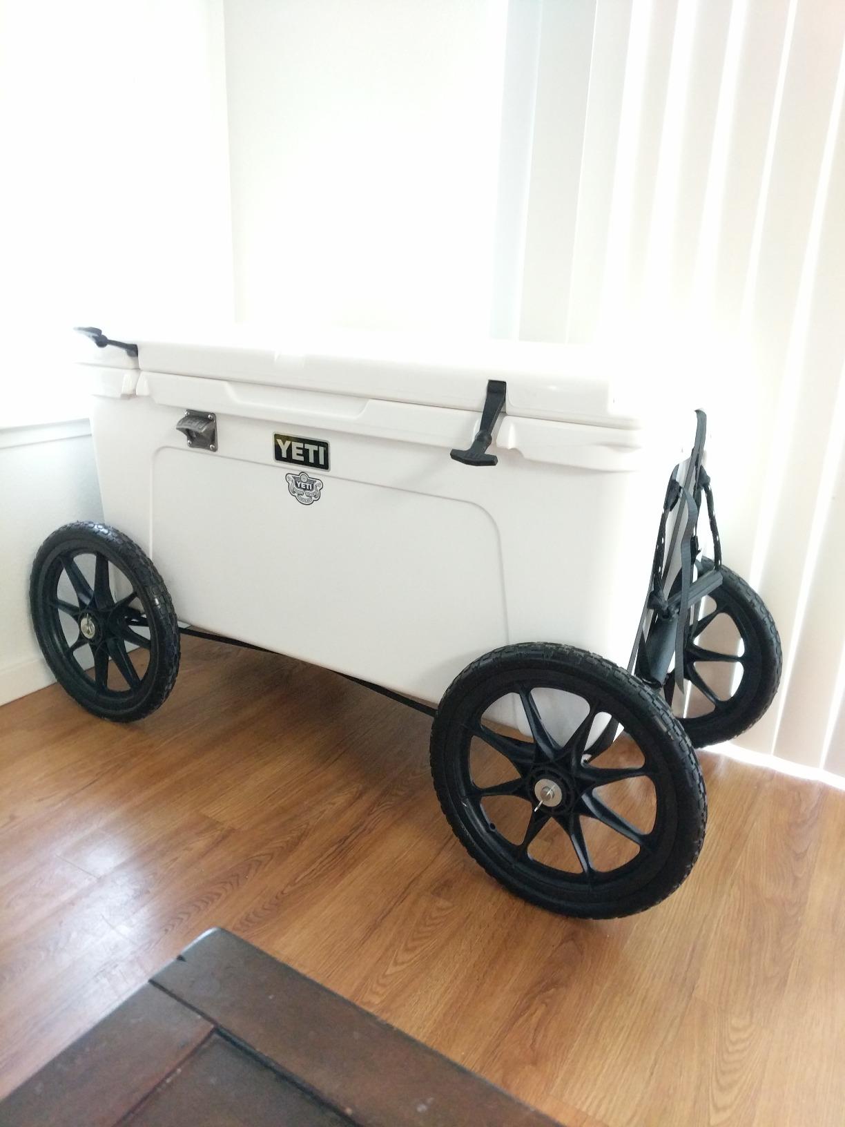 Amazon.com : Cooler Wheel Kit with 16" Solid Rubber Tires for YETI ...