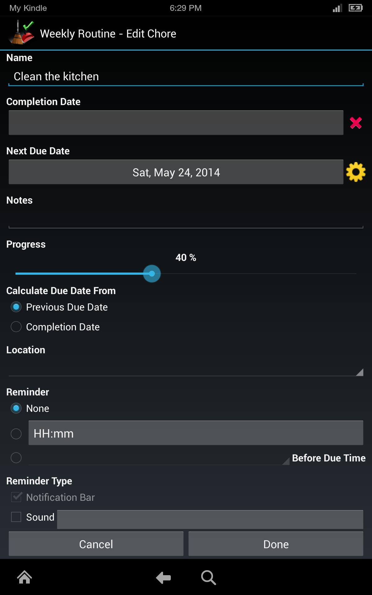 Chore Checklist - Lite - App on Amazon Appstore