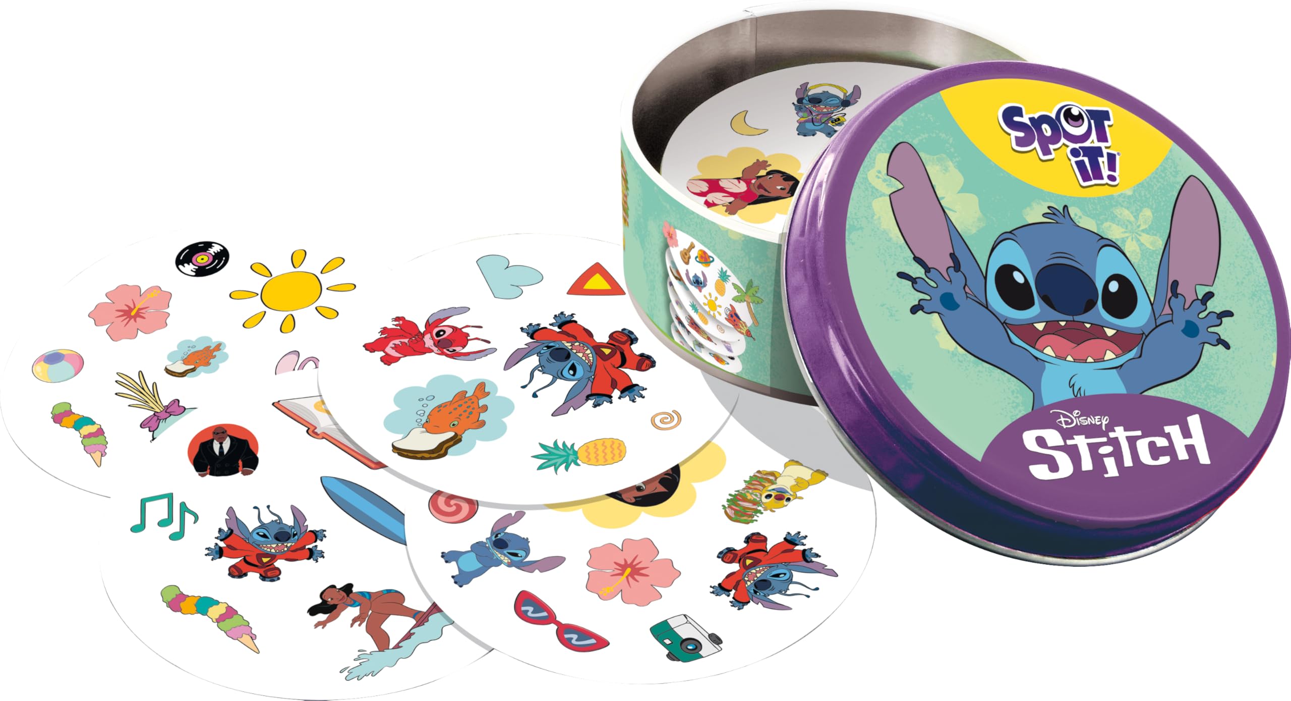 Snapklik.com : Asmodee Spot It Disney Stitch - Quick Observation Card ...