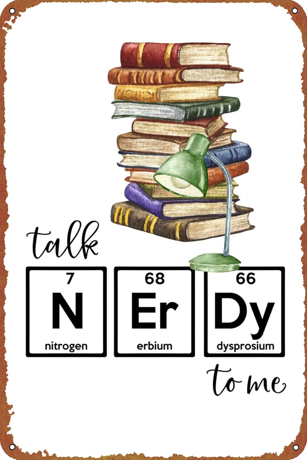 Amazon.com: Talk Nerdy to me Posters Tin Signs Retro Metal Movie Tins ...