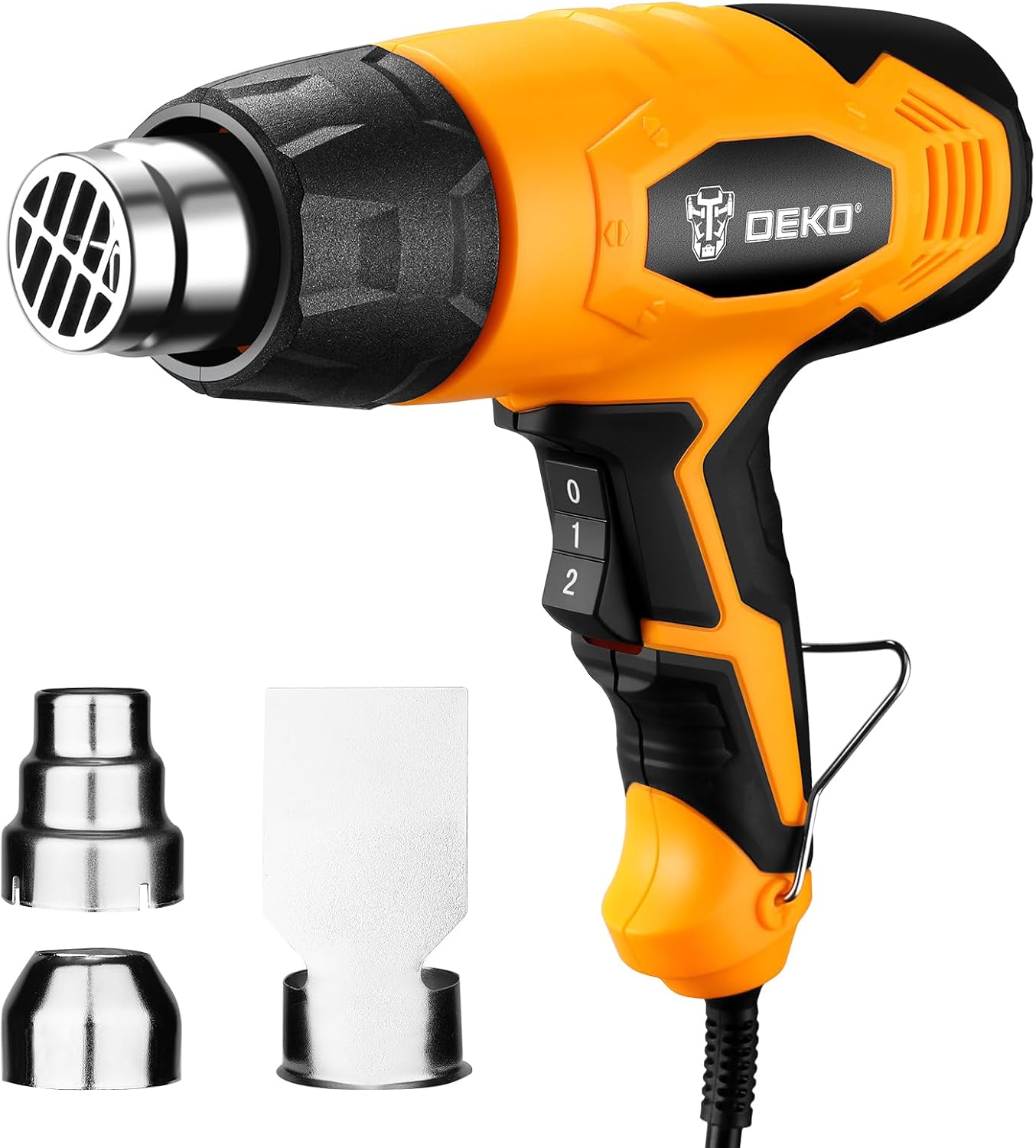 Heat Gun 1700W: DEKOPRO Fast Heating Heavy Duty Hot Air Gun Kit 122 ...