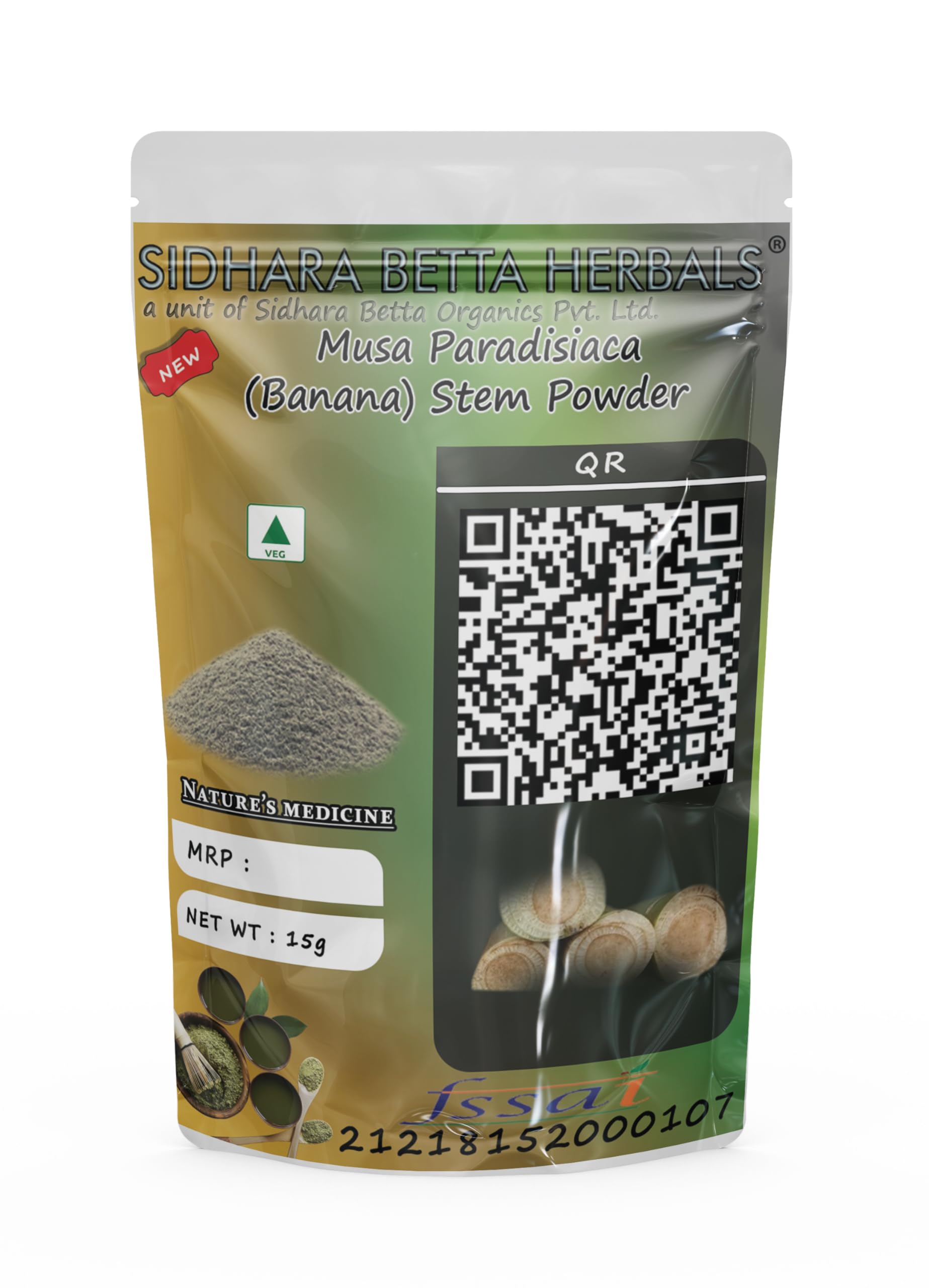 Buy SIDHARA BETTA HERBALS Musa Paradisiaca (Banana) Stem Powder ...