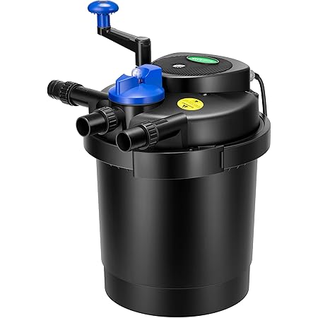 Amazon.com : VEVOR Bio Pressure Pond Filter w/Bio Balls, Up to 3200 ...