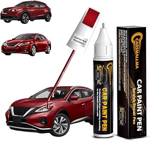Amazon.com: carsmallma NAH Cayenne Red Pearl Car Touch Up Paint for ...