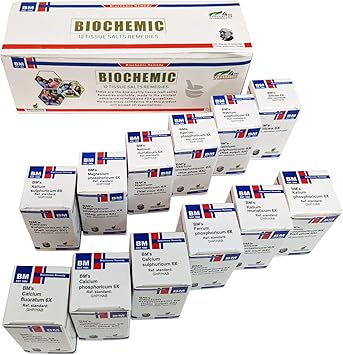 Amazon.com: Economy Pack Tissue Cell Salt Kit All 12 Schussler Cell ...
