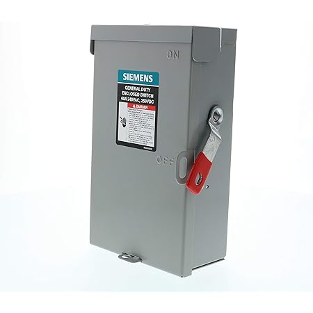 SIEMENS General SIE GF221NRA FUS GEN Duty Safety Switch, ANSI 61 Grey ...