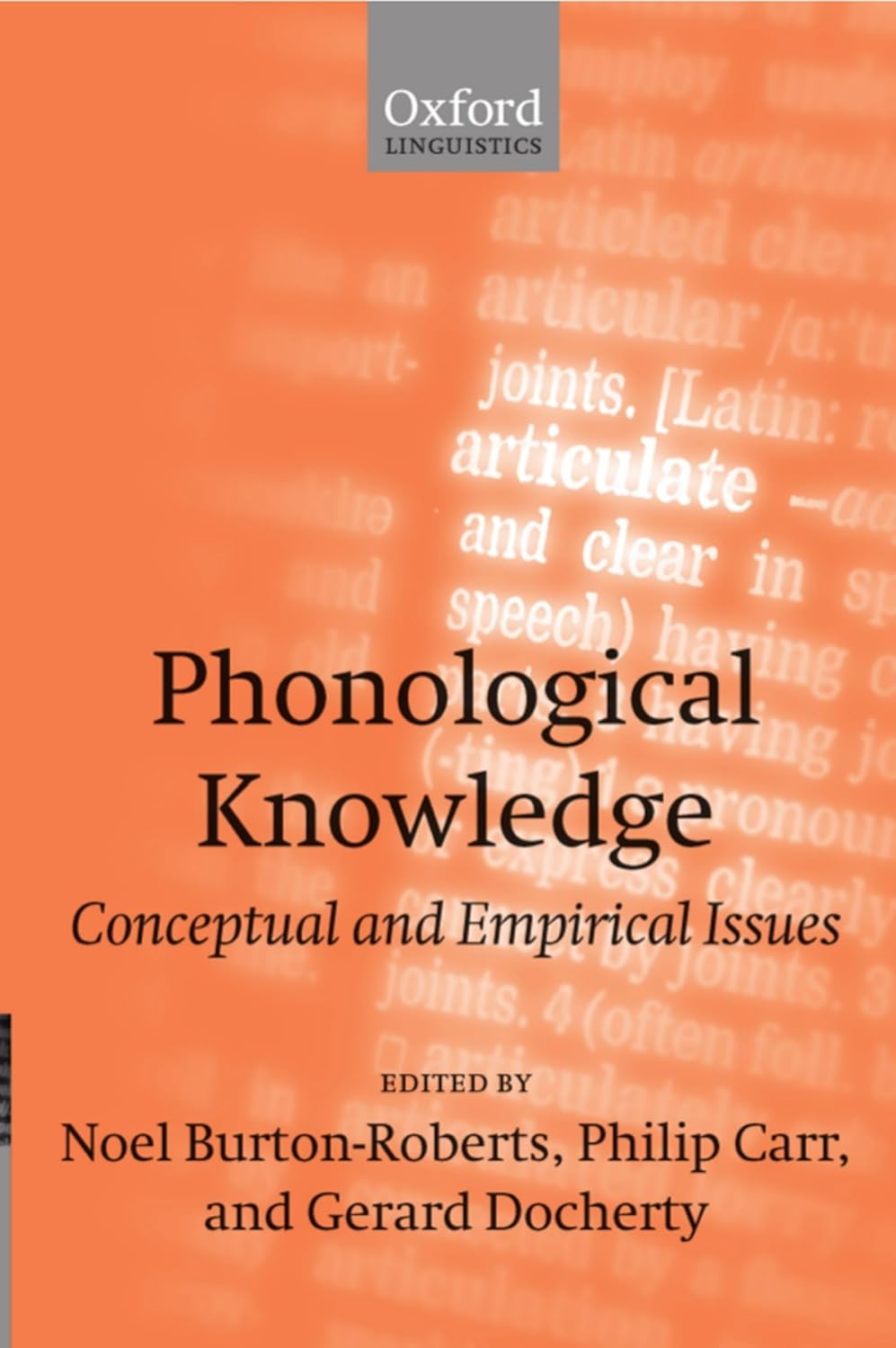 Amazon.com: Phonological Knowledge: Conceptual and Empirical Issues ...