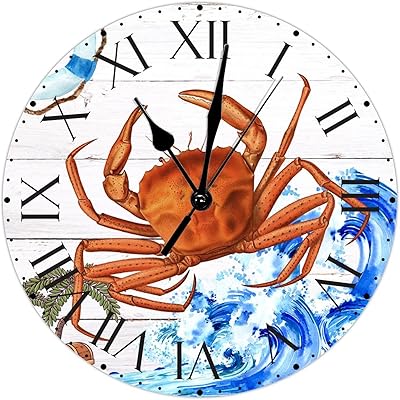 Amazon.com: Allen Designs Enesco Crab with Big Claws and Fish Sculpted ...