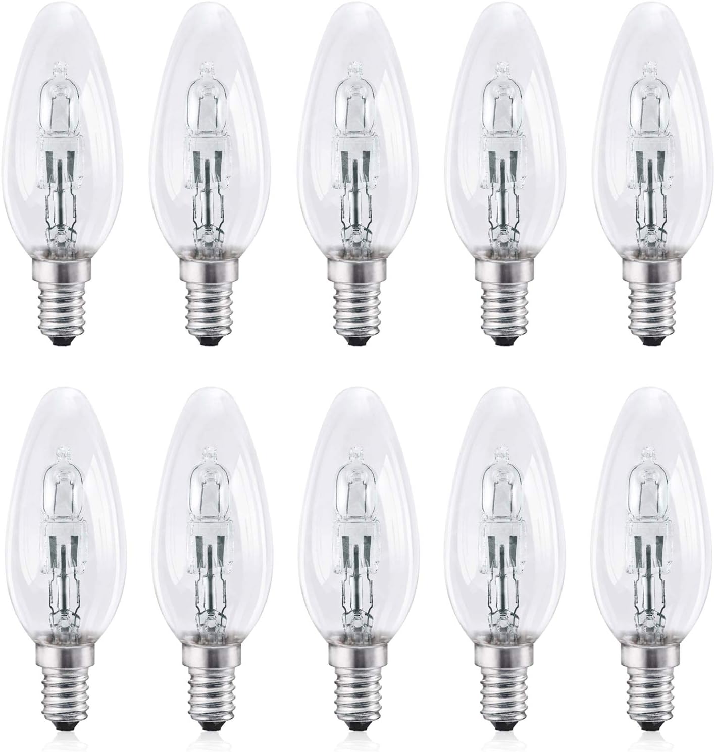 KOR E14 Candle Bulb, Screw in Light Bulbs Warm White, E14 Ḥalogẹṇ Bulb ...