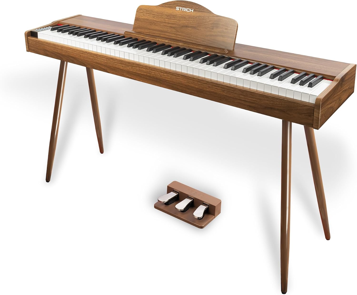 Amazon.com: STRICH Digital Piano 88 Keys, Hammer-Action Weighted ...