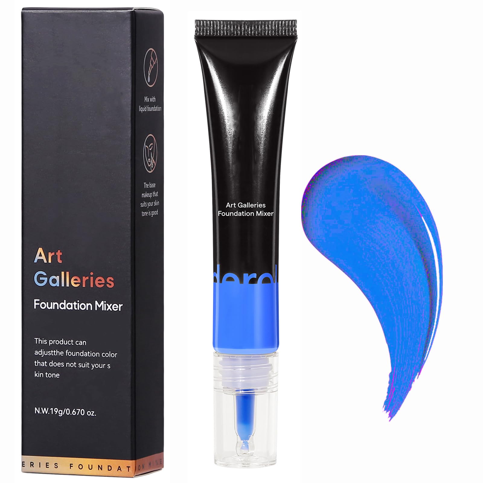Liquid Foundation Mixer, Colour Corrector Blue Foundation For Mature ...