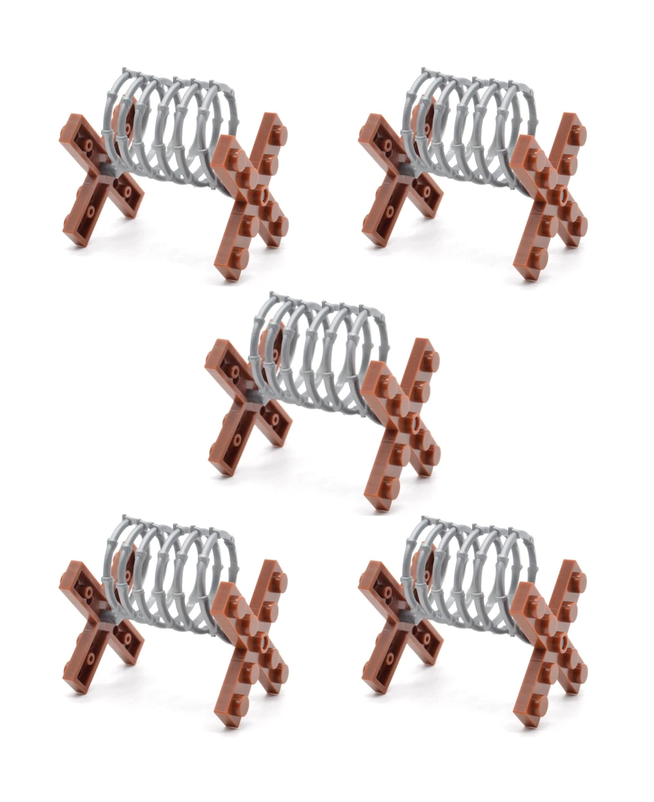5 x Custom Wire Barriers for Cobi® Lego® Xingbao® for Landscaping in ...
