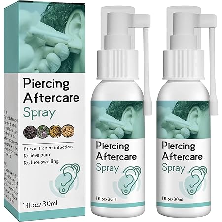 Amazon.com: Piercing Aftercare, Piercing Bump Treatment, Piercing Spray ...
