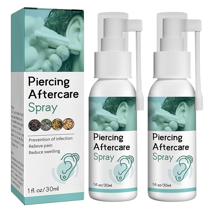 Amazon.com: Piercing Aftercare, Piercing Bump Treatment, Piercing Spray ...