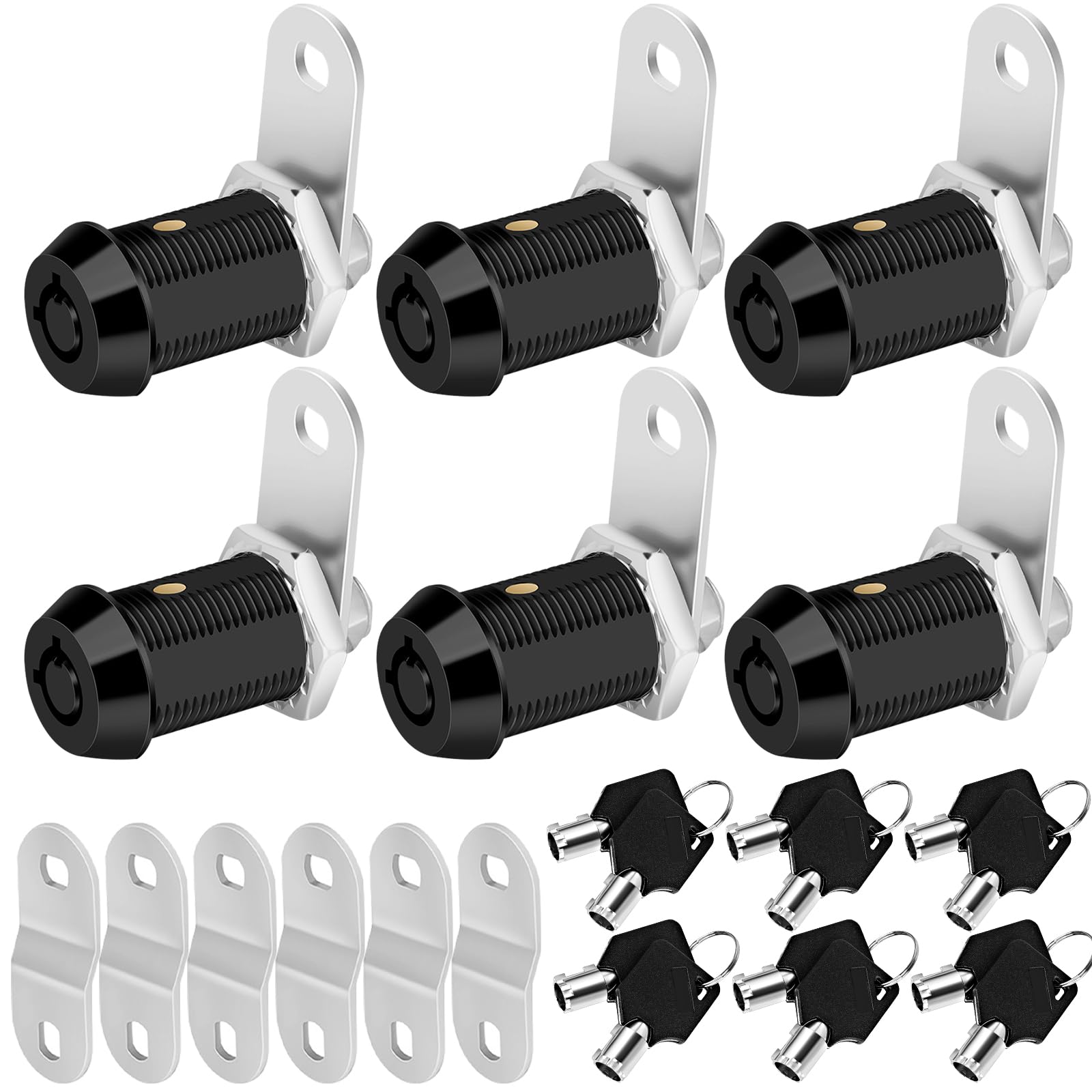 Amazon.com: Cam Locks RV Storage Locks Keyed Alike, 1” Fits on 3/4” Max ...