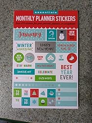Amazon.com: Essentials Month By Month Planner Stickers (set of 475 ...