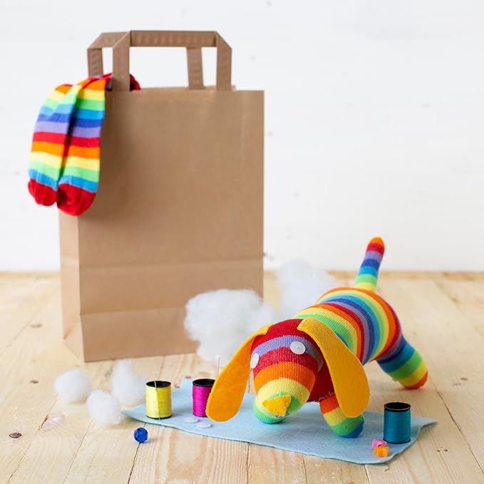 Sock Sausage Dog Craft Kit - Complete Sewing kit to Create Your own ...