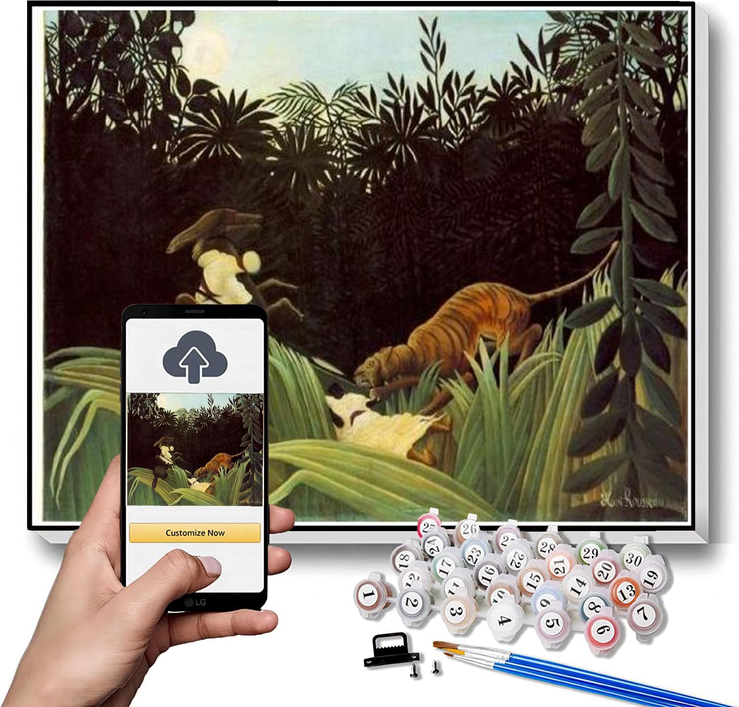 Henri Rousseau Tiger For Kids