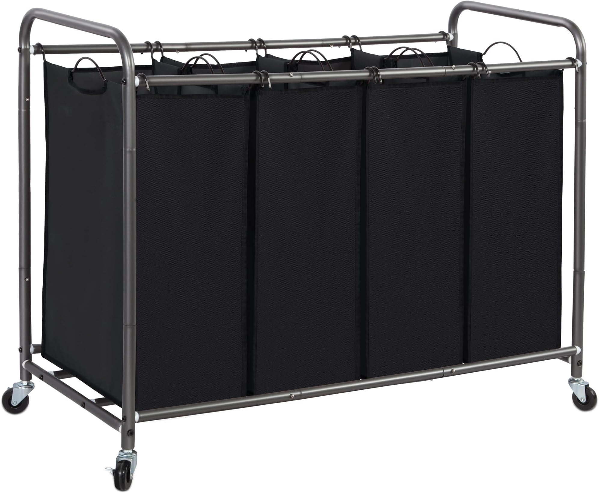 Amazon.com: STORAGE MANIAC Laundry Sorter 3 Section Plus Slim Laundry ...