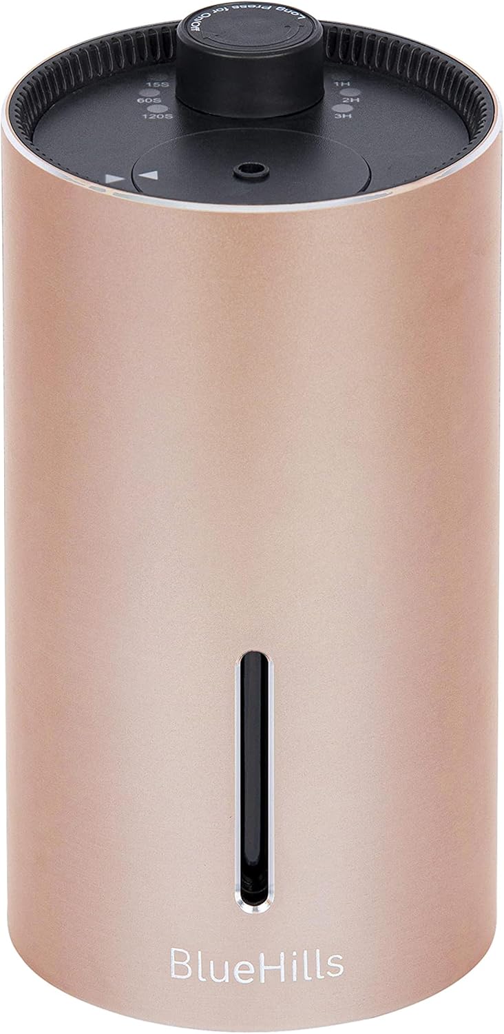 Amazon.com: BlueHills Waterless Cordless Car Essential Oil Diffuser ...