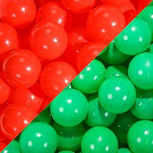 Amazon.com: STARBOLO Ball Pit Balls - 2.2inches 200 Balls- Christmas ...