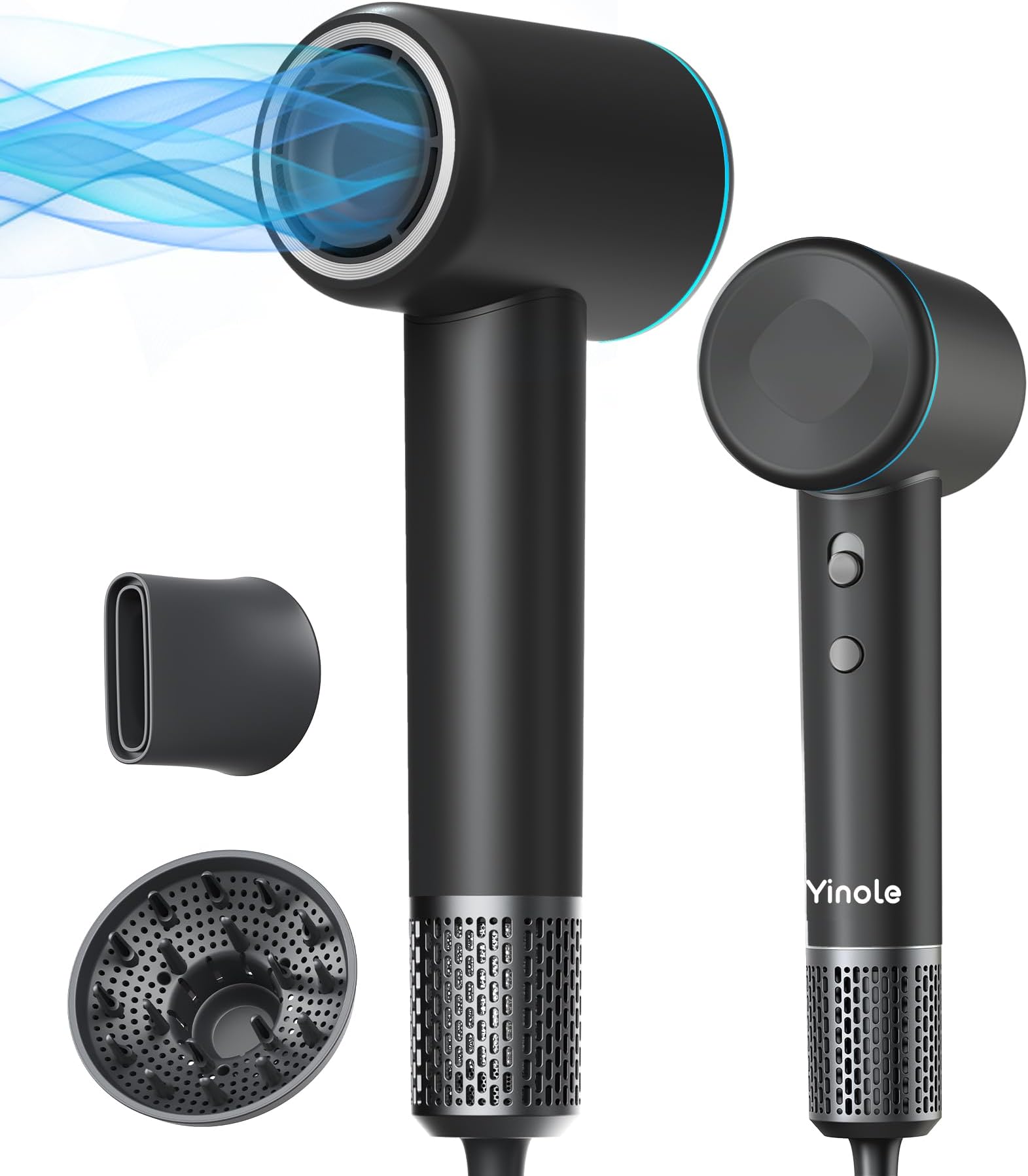 Amazon.com : TYMO Ionic Hair Dryer - High Speed Blow Dryer for Fast ...