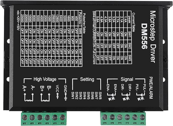 ACEIRMC DM556 CNC Digital Stepper Driver DM556 Stepper Motor Controller ...