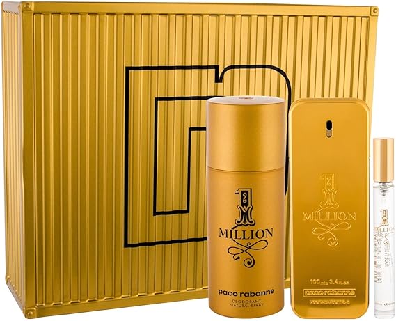 Paco Rabanne 1 Million Eau de Toilette 100ml Gift Set 2024 (Contains ...