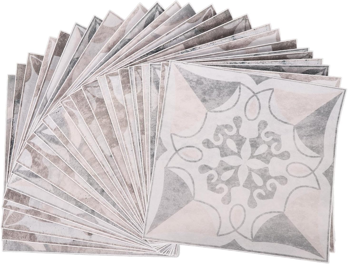 Amazon.com: 24 Pieces 15x15cm European Style Tile Wall Stickers, 6x6 ...