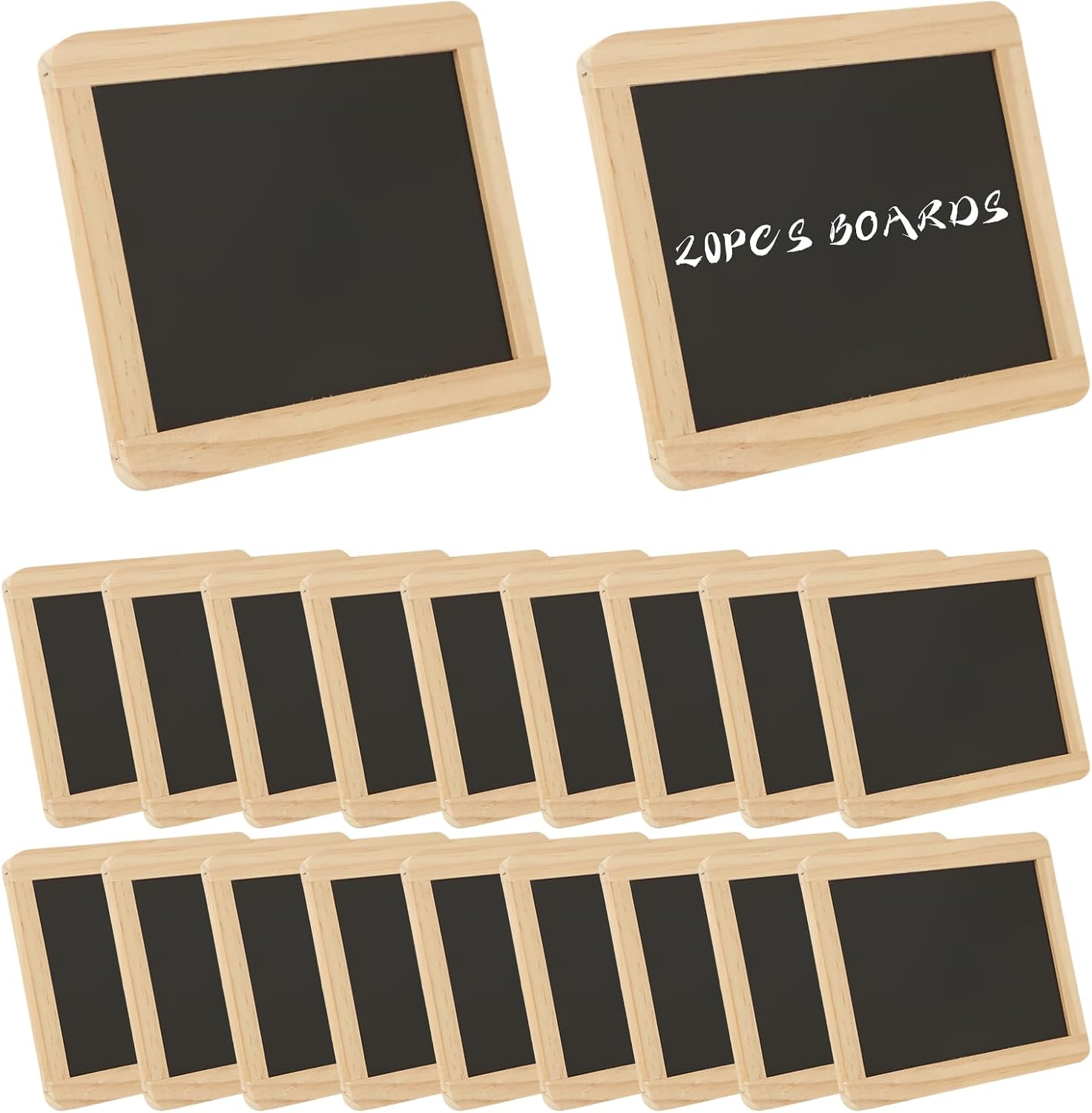 Amazon.com : LANIAKEA 20PCS Small Chalkboard with Frames 5x4 inch ...