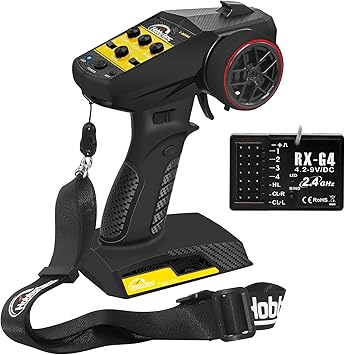 Amazon.com: Hobby Fans RC Radio System 4CH 2.4G RC Transmitter with ...