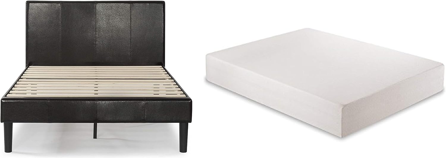 Amazon.com: Zinus Gerard Platform, King, Espresso & Green Tea 12-inch ...