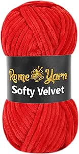 Rome Yarn Softy Velvet Yarn 100g/3.52oz - 120m/131yards | Super Chunky ...