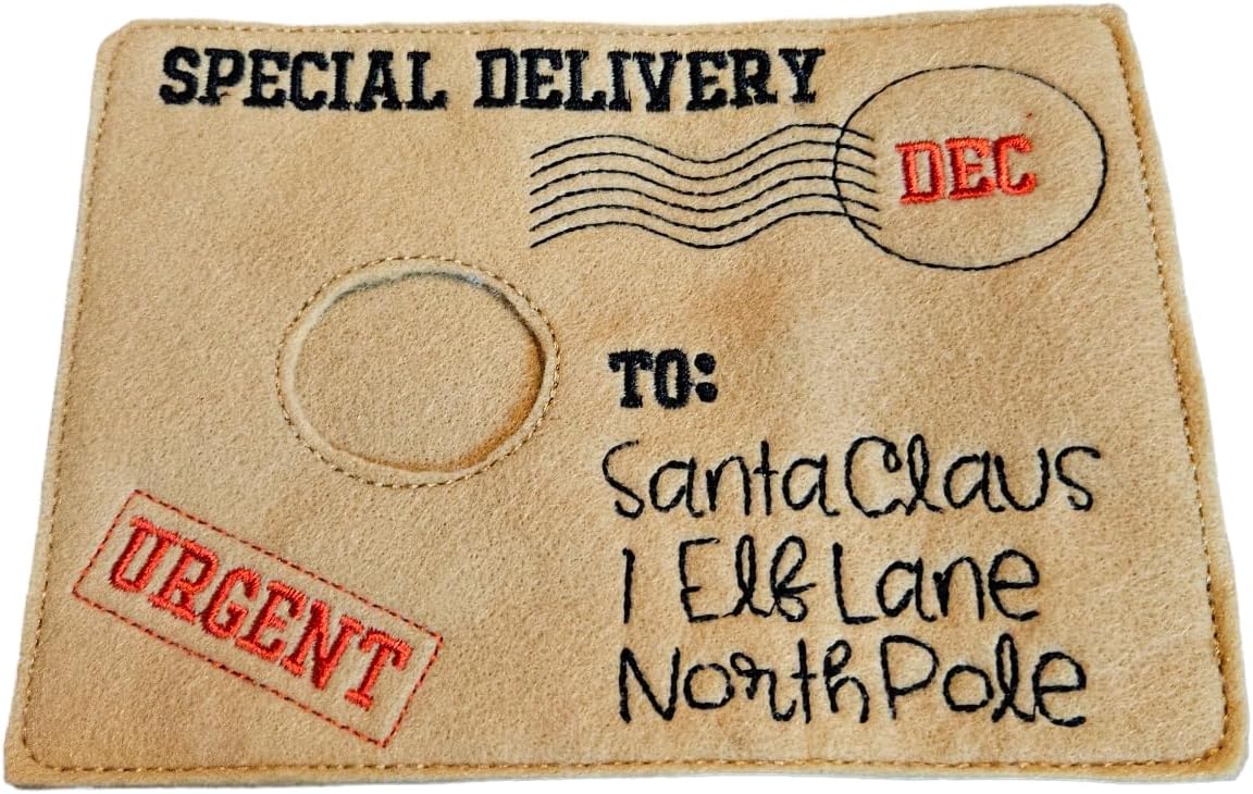 Elf Mail Departure Envelope, Farewell Elf Delivery Envelope Costume ...