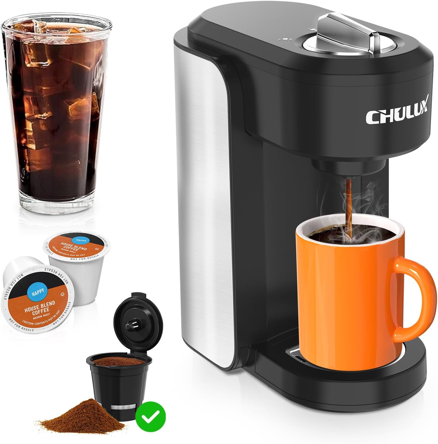 Amazon.com: Keurig K15 Coffee Maker, Single Serve K-Cup Pod Coffee ...
